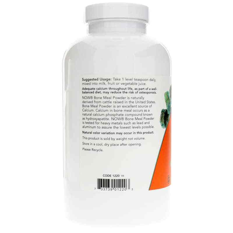 Bone Meal Powder, NOW Foods – Natural Healthy Concepts