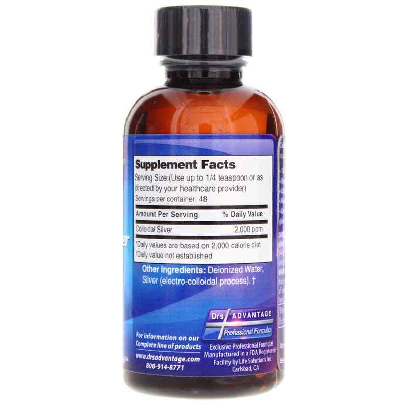 Colloidal Silver Liquid 2000 ppm, Dr's. Advantage – Natural Healthy ...