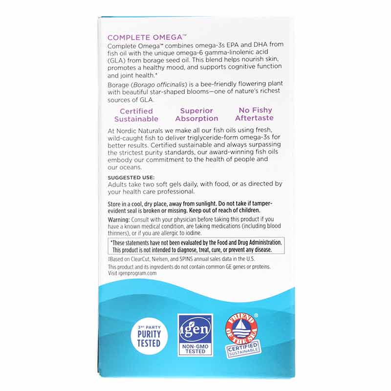 Complete Omega, Nordic Naturals – Natural Healthy Concepts