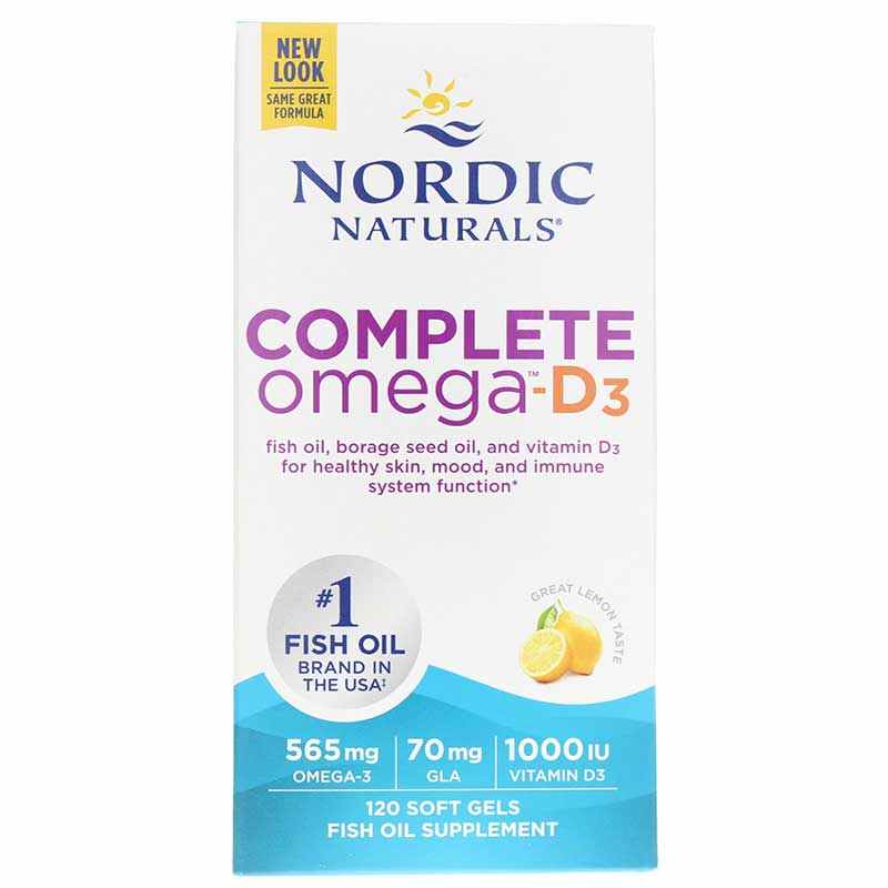 Complete Omega-D3, Nordic Naturals – Natural Healthy Concepts