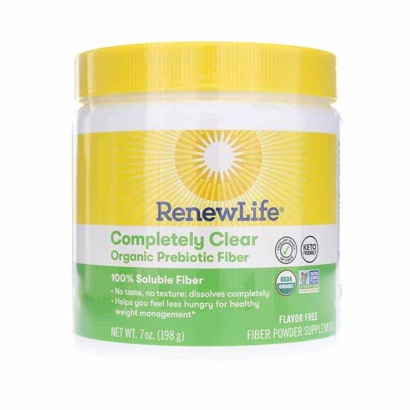 Completely Clear Organic Prebiotic Fiber, Renew Life – Natural Healthy ...