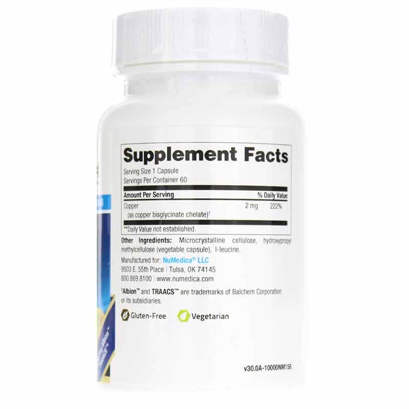 Copper 2 Mg, NuMedica – Natural Healthy Concepts