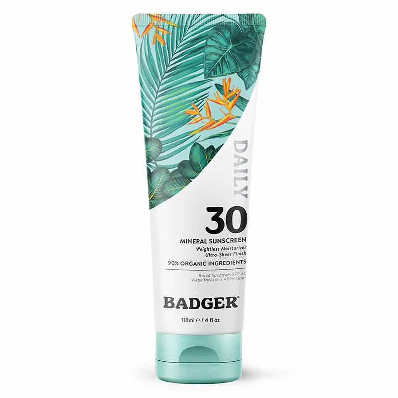 Daily Mineral Sunscreen SPF 30, by Badger – Natural Healthy Concepts