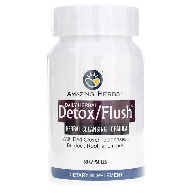 Detox Flush Herbal Cleansing Formula, Amazing Herbs – Natural Healthy ...