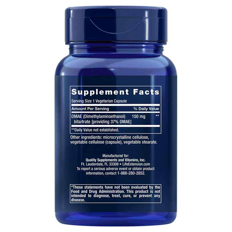 DMAE Bitartrate 150 Mg, Life Extension – Natural Healthy Concepts
