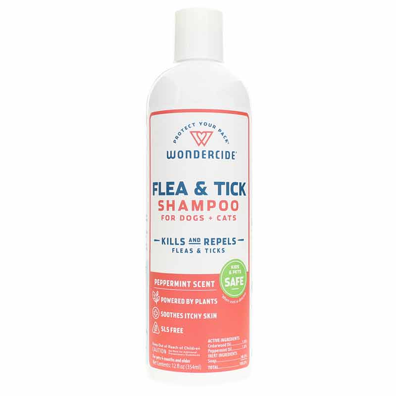 Flea & Tick Shampoo for Dogs + Cats, Wondercide – Natural Healthy Concepts