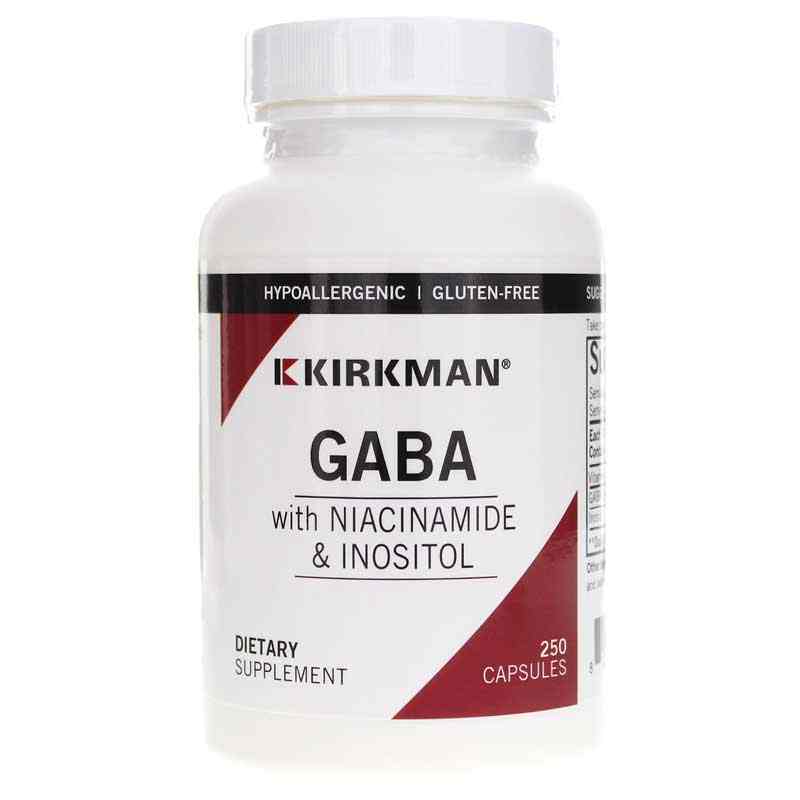 GABA with Niacinamide & Inositol, Kirkman – Natural Healthy Concepts