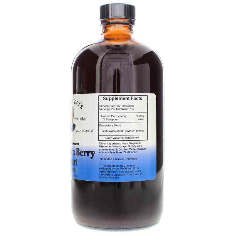 Hawthorn Berry Heart Syrup, Dr. Christophers – Natural Healthy Concepts