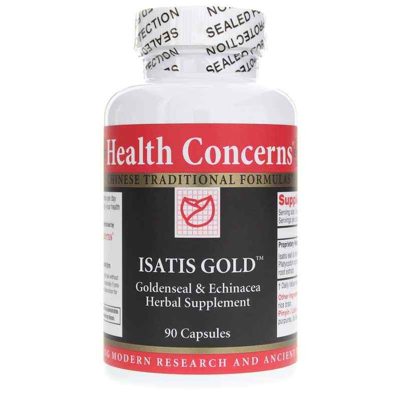 Isatis Gold Goldenseal & Echinacea, Health Concerns – Natural Healthy ...