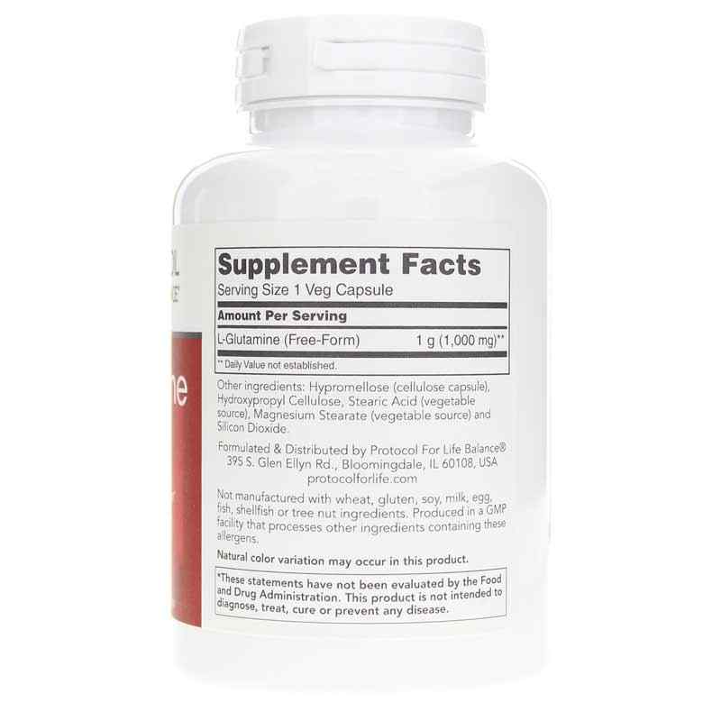 L-Glutamine 1000 Mg, Protocol For Life Balance – Natural Healthy Concepts