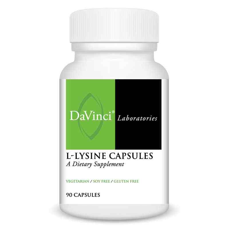 L-Lysine 500 Mg, DaVinci Labs – Natural Healthy Concepts