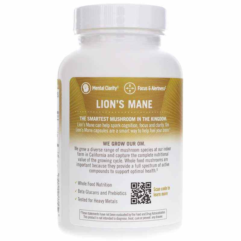 Lion's Mane Capsules, Om Mushroom – Natural Healthy Concepts