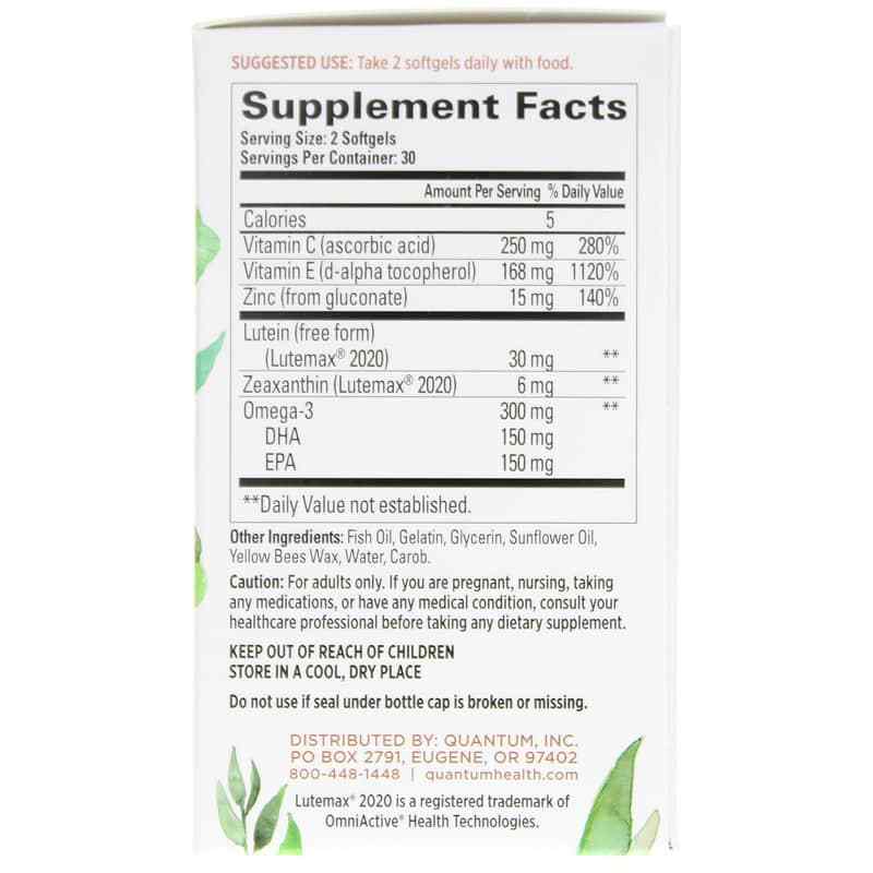 Macula 30+ Eye Health, Quantum Health – Natural Healthy Concepts