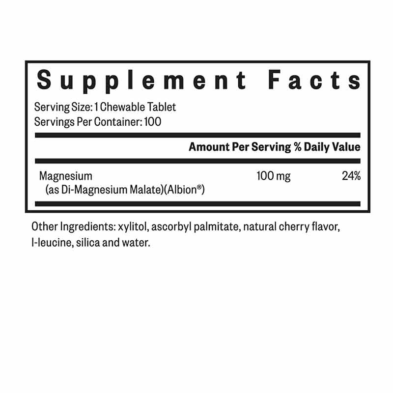 Magnesium Malate Chewable, Seeking Health – Natural Healthy Concepts