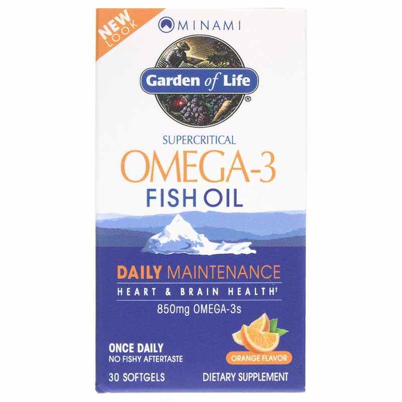 Minami Omega-3 Fish Oil Daily Maintenance, Garden of Life – Natural ...