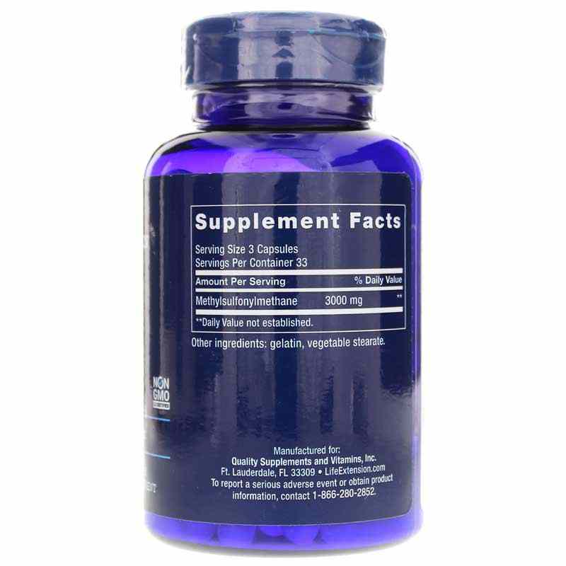 MSM 1000 Mg, Life Extension – Natural Healthy Concepts