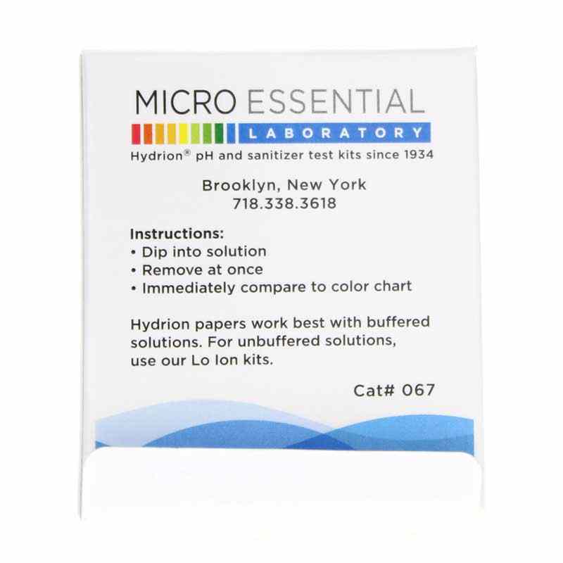 ph Paper Roll Hydrion, Quantum Nutrition Labs – Natural Healthy Concepts