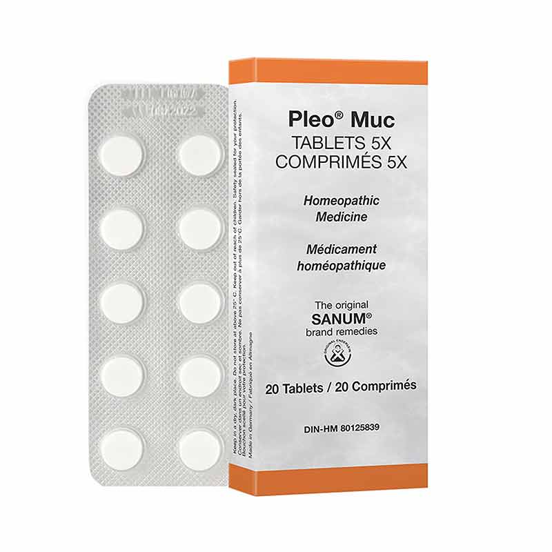 Pleo Muc Tablets, by Sanum – Natural Healthy Concepts