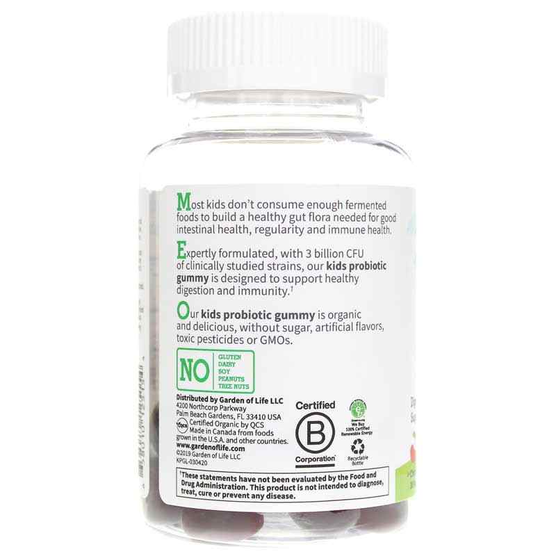 Probiotic Gummies 3 Billion CFU, Garden of Life Kids – Natural Healthy ...