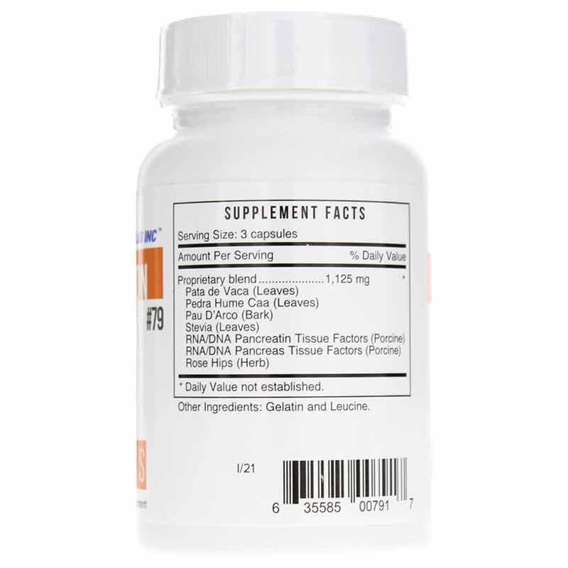 Ps Pancreas S, Systemic Formulas – Natural Healthy Concepts