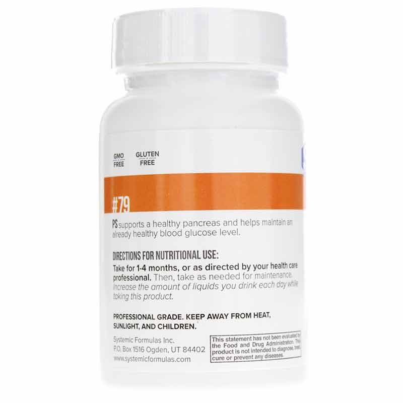 Ps Pancreas S, Systemic Formulas – Natural Healthy Concepts