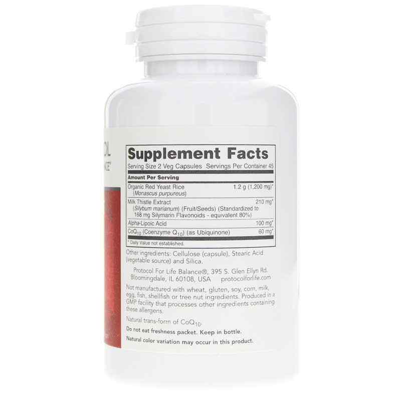 Red Yeast Rice Plus, Protocol For Life Balance – Natural Healthy Concepts