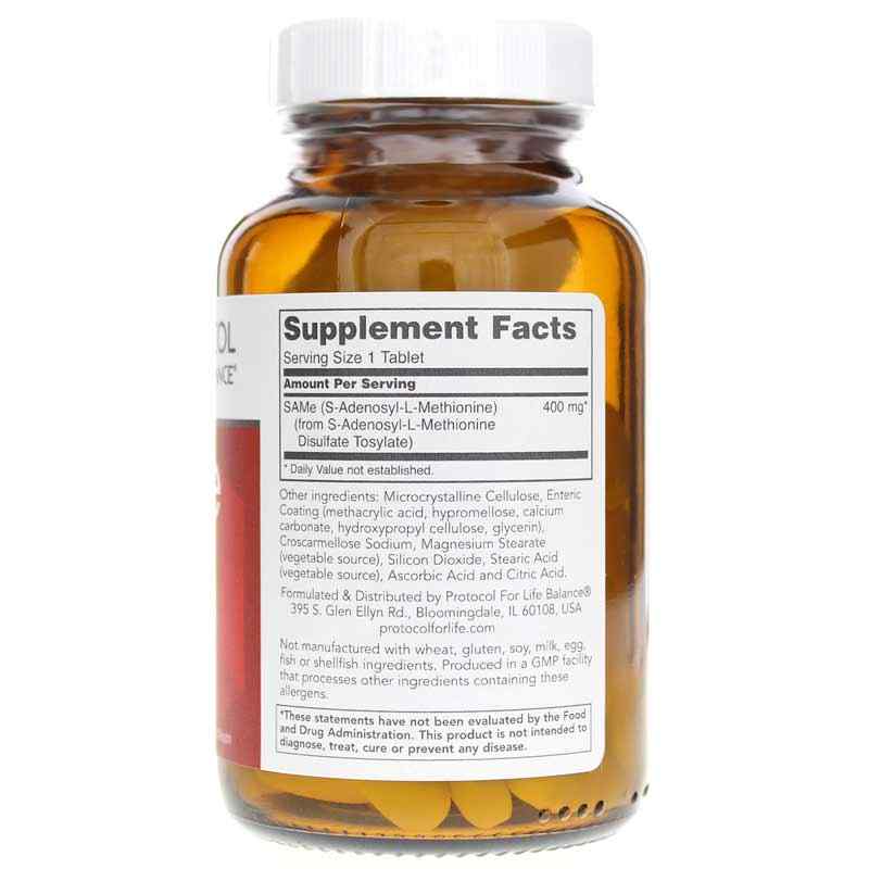 SAMe 400 Mg, Protocol For Life Balance – Natural Healthy Concepts