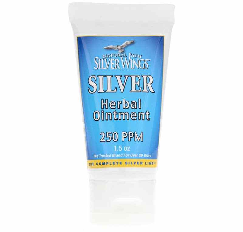 Silver Herbal Ointment, 1.5 Oz, Natural Path Silver Wings, Natural Path ...