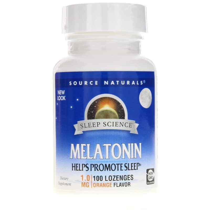 Sleep Science Melatonin 1 Mg Lozenges, Source Naturals – Natural ...