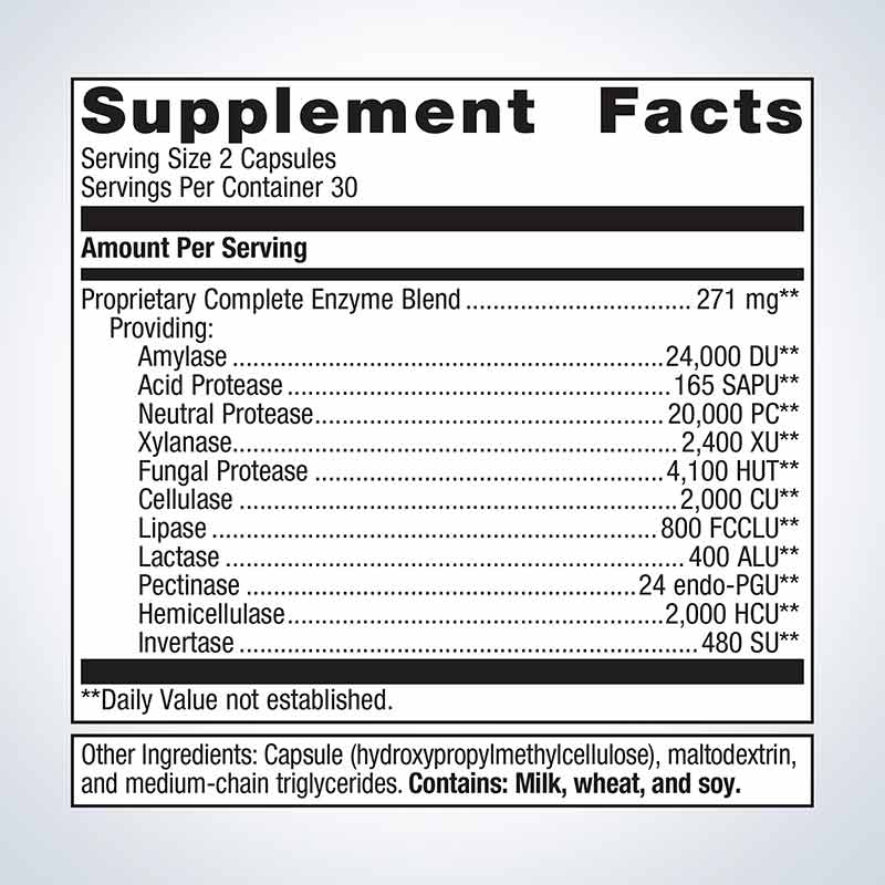 SpectraZyme Complete Enzymes, Metagenics – Natural Healthy Concepts