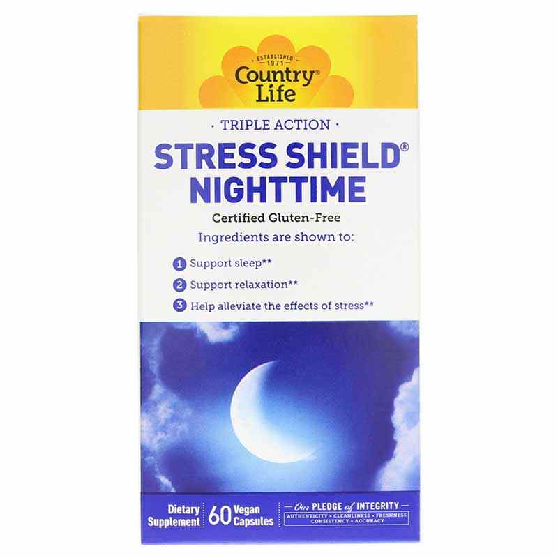 Stress Shield Nighttime, Country Life – Natural Healthy Concepts