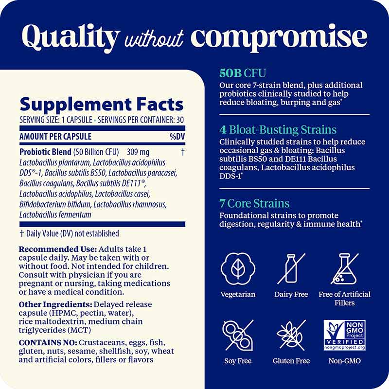 Subculture Probiotic for Bloat, Enzymedica – Natural Healthy Concepts
