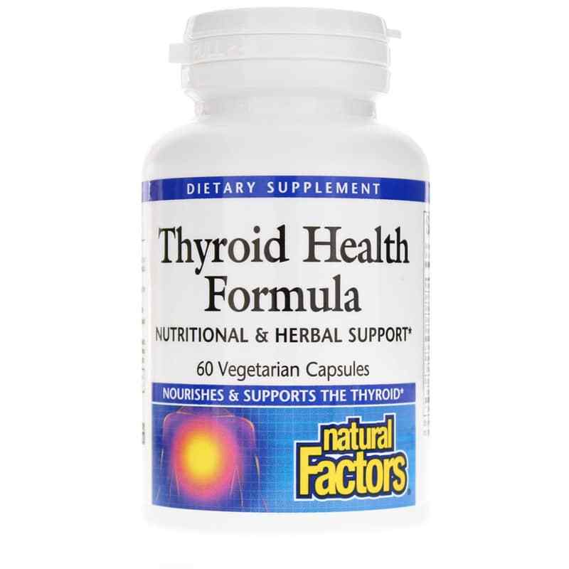Thyroid Health Formula, Natural Factors – Natural Healthy Concepts