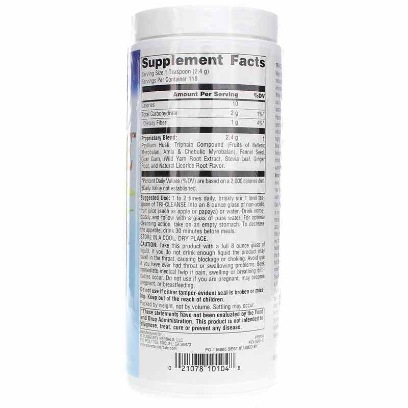 Tri-Cleanse Complete Internal Cleanser, Planetary Herbals – Natural ...