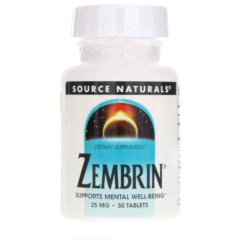 Zembrin 25 Mg, Source Naturals – Natural Healthy Concepts