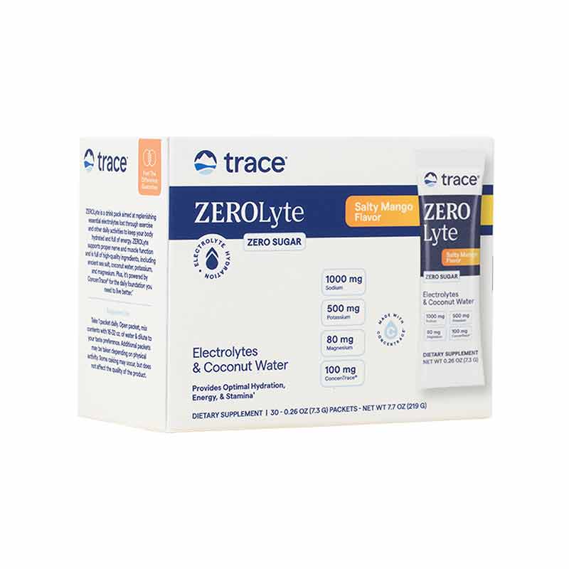 ZeroLyte Electrolyte Drink Mix, Trace Minerals Research – Natural ...