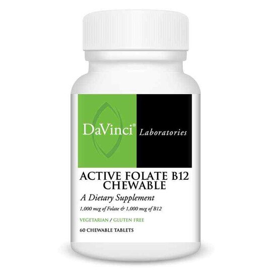 Active Folate B12 Chewable, DaVinci Labs