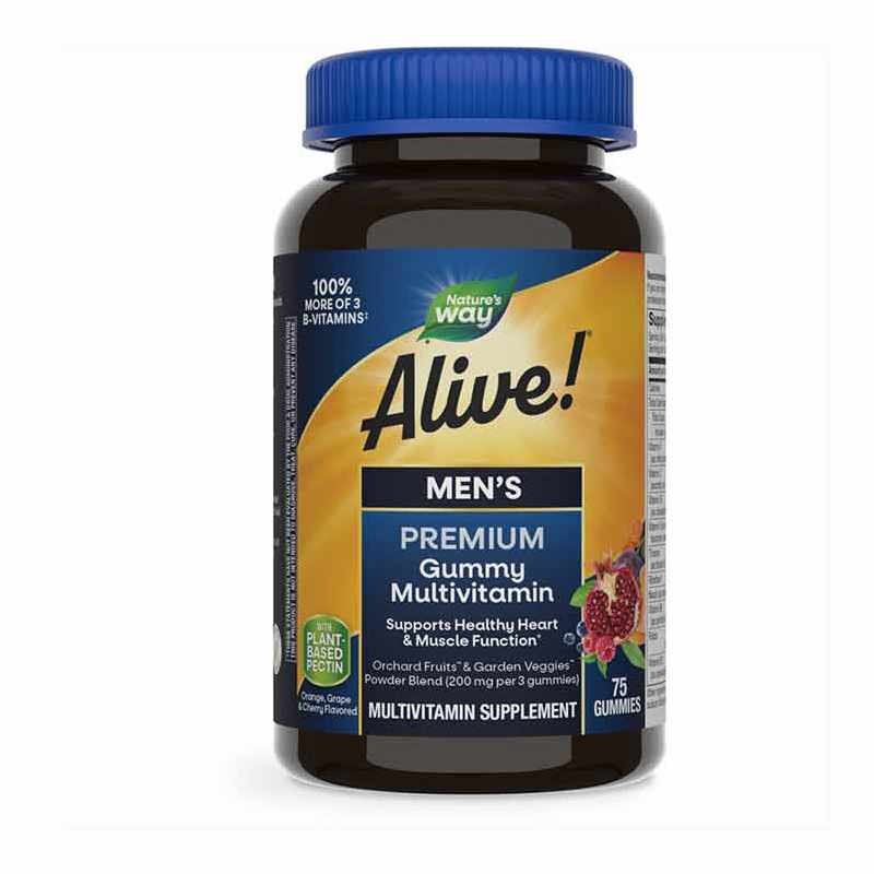 Alive Men's Gummy Vitamins, Natures Way