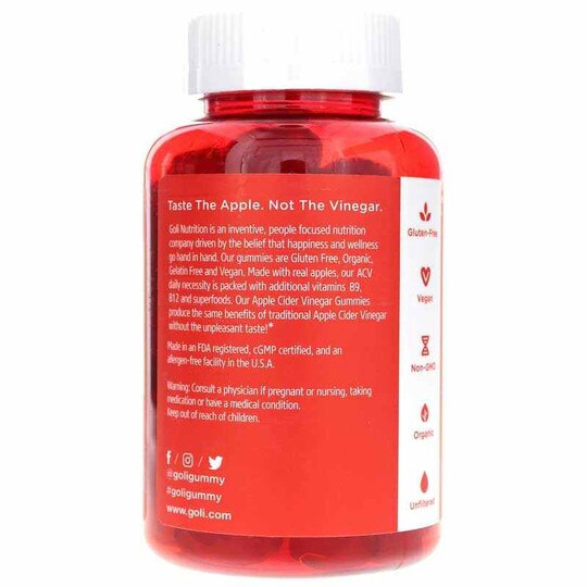 Apple Cider Vinegar Gummies Goli Nutrition