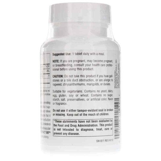 Artichoke Extract 500 Mg, Source Naturals