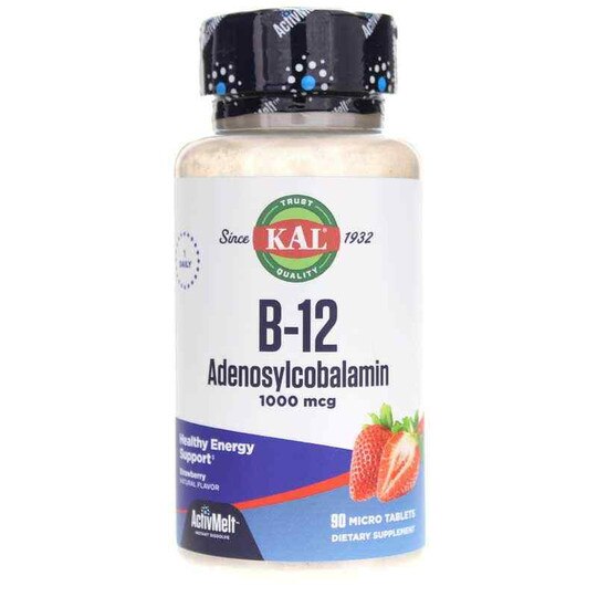 B-12 1000 Mcg as Adenosylcobalamin ActivMelt, Kal