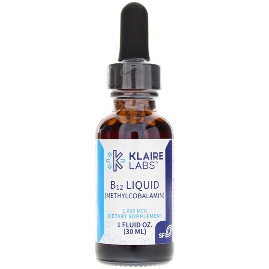 B12 Liquid Methylcobalamin 1000 Mcg, Klaire Labs