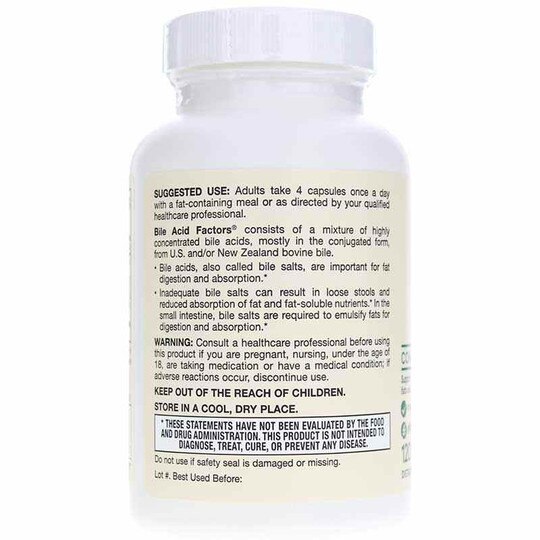 Bile Acid Factors, Jarrow Formulas