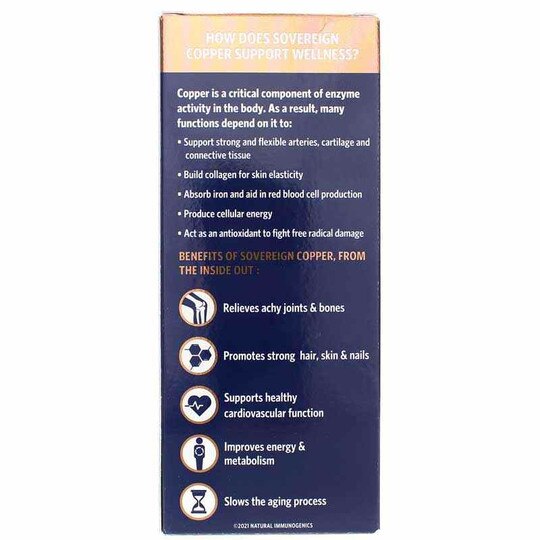 Bio-Active Copper Hydrosol, Sovereign Silver