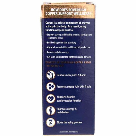 Bio-Active Copper Hydrosol, Sovereign Silver