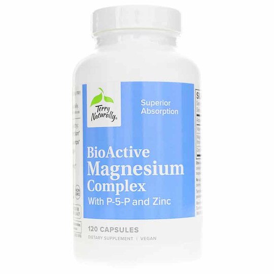 BioActive Magnesium Complex with P-5-P and Zinc, Terry Naturally