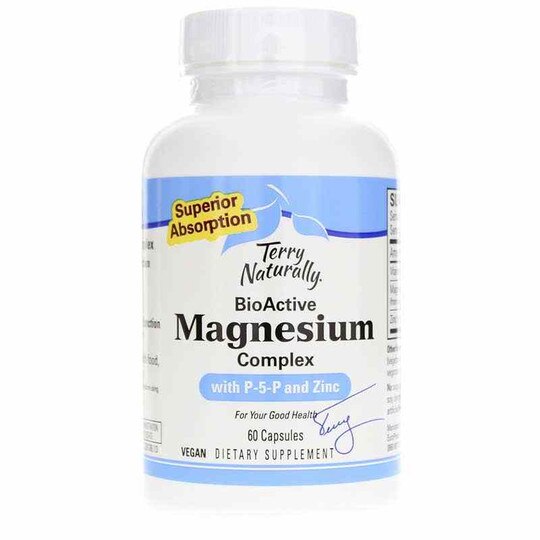 BioActive Magnesium Complex with P-5-P and Zinc, Terry Naturally