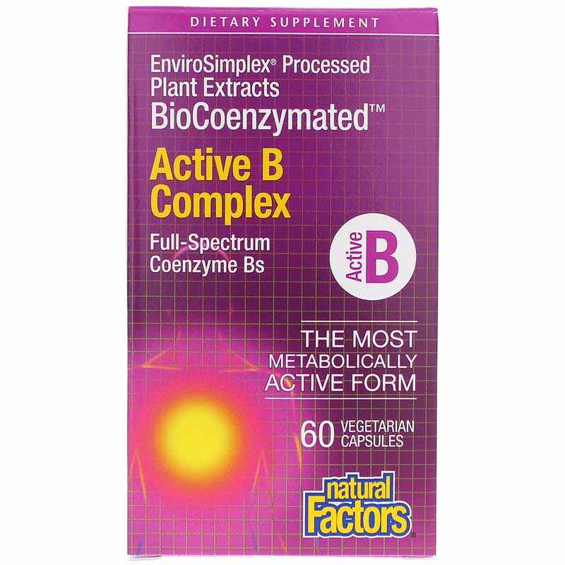 BioCoenzymated Active B Complex, Natural Factors