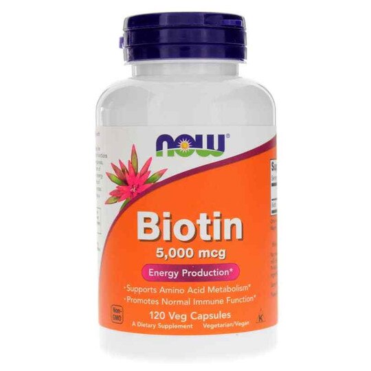 Biotin 5000 Mcg, NOW Foods