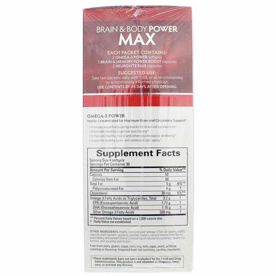 Brain & Body Power Max, BrainMD